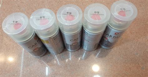 셀프 차량 도색 차량 광택 마감제 클리어 제일 투명 락카 5개 일괄 애월읍 기타 중고물품 당근 중고거래