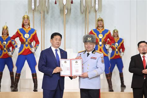 Монгол Улсын Ерөнхийлөгч У Хүрэлсүх цэргийн дээд цол хүртээв