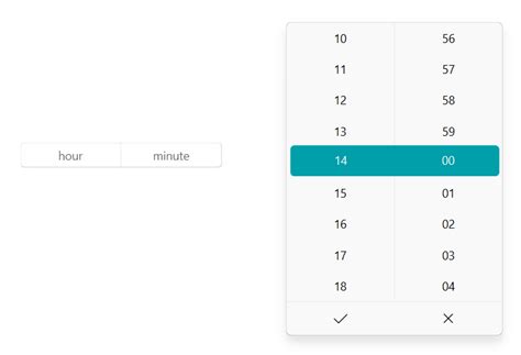 Time Picker Qfluentwidgets