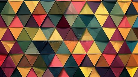 Colorful Abstract Background Featuring Triangles And Geometric Shapes Texture Pattern Stock