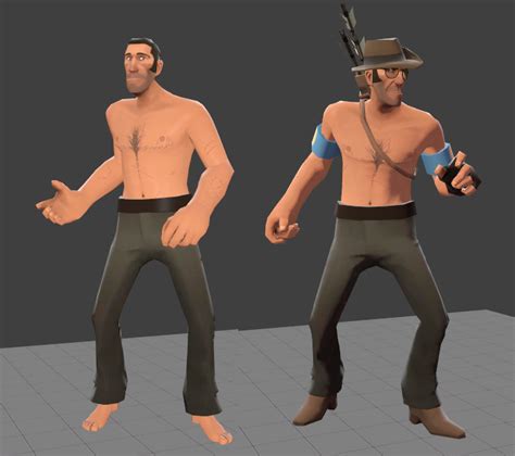 Tf2 Shirtless Models Gmod Steam Workshop Custom Tf2 Models