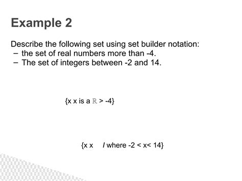 2setbuildernotationandsetsofrealnumbers Ppt