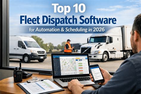 Top 10 Fleet Dispatch Software For Automation And Scheduling In 2026