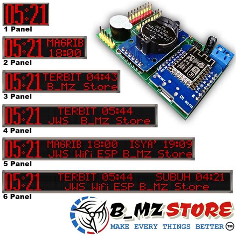 Jual Controller Jws Kontroller Jws Jam Sholat Wifi Murah Esp8266