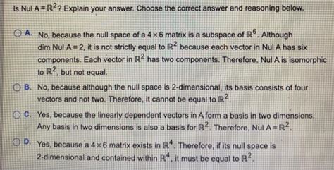 solved suppose a 4x6 matrix a has four pivot columns is col