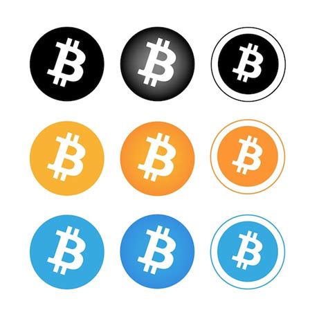 Premium Vector Set Bitcoin Icons Vector Eps Cripto