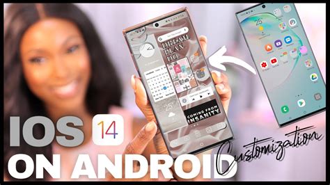 Ios 14 On Android How To Customise Aesthetic Home Screen On Android Youtube