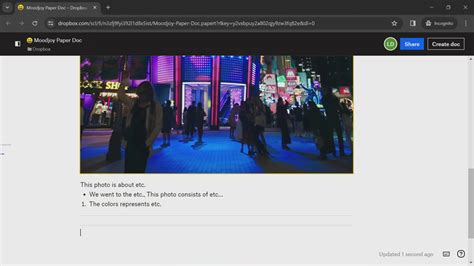 creating a paper document on dropbox desktop examples page flows