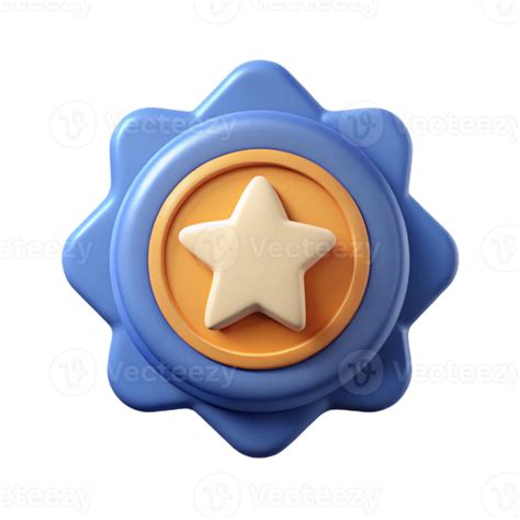 Rare Modern Circular Badge With A Stylized Star Clean Lines Flat Color Crisp Edges With