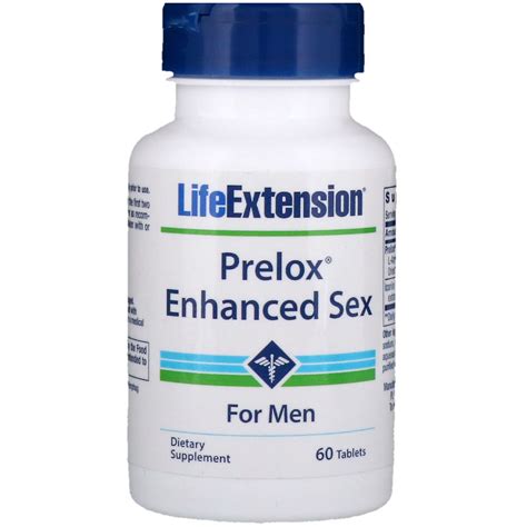 Life Extension Prelox Enhanced Sex For Men Tablets Byclue