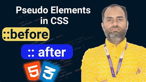 Css Tutorial Before And After Pseudo Selectors Youtube