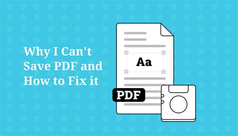 How To Fix Cant Save Pdf Try These Trick Updf