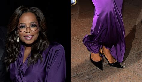 Oprah Winfrey Wears Saint Laurent Pumps At Caring For Women Dinner Footwear News