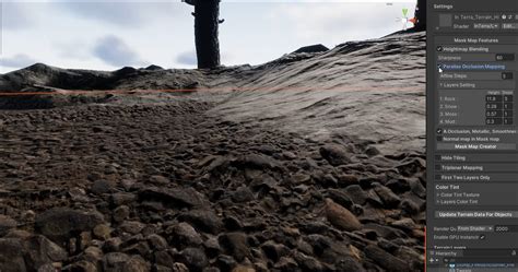 Parallax Occlusion Mapping Update For My Asset Interra With A Lot Of Other Terrain Features