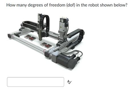 How Many Degrees Of Freedom Dof In The Robot Shown