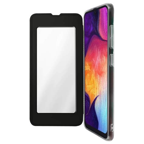 Etui Flip Folio Z Lusterkiem Do Samsunga Galaxy A Cienkie I Lekkie Czarne Avizar Sklep
