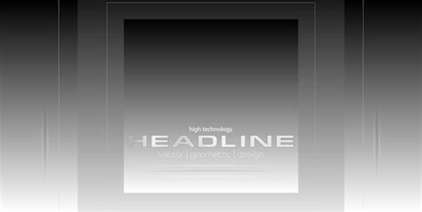 Premium Vector Grey Abstract Tech Gradient Background