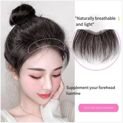 Wig Piece Womens Hairline Fake Hair Patch Forehead Patch Patch Bald