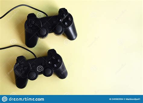 Joystick Gaming Controller In Hand Isolated On White Background Video Game Console Developed