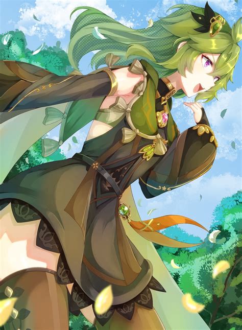 Collei Genshin Impact Drawn By Ekusera Danbooru