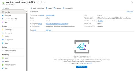 將自定義事件傳送至 Web 端點 Azure Event Grid Microsoft Learn