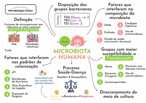 Mapa Mental Microbiota Pdf Microbiologia Biologia