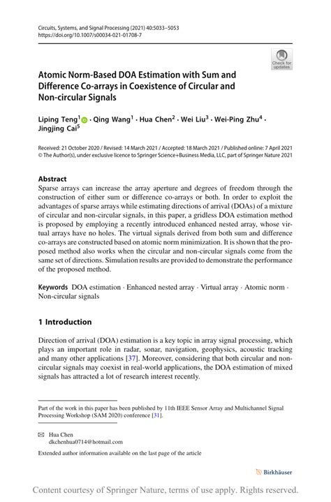 Atomic Norm Based DOA Estimation With Sum And Difference Co Arrays In Coexistence Of Circular