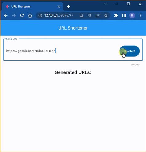 Build A Url Shortener Flutter App With Flet Python Framework Dev