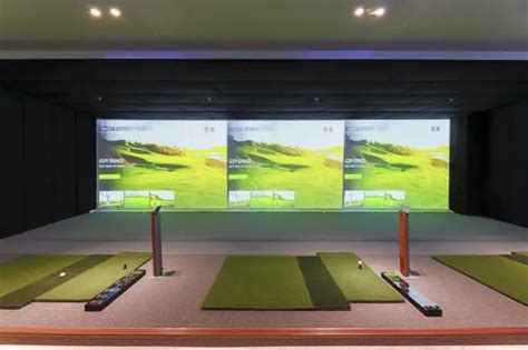 깔끔하고 모던한 180평 골프연습장 인테리어 분당 야탑동