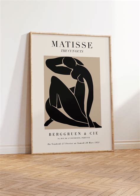 Henri Matisse Abstract Printable Wall Art Vintage Exhibition Poster
