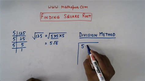 Square Root By Prime Factorization Part And Division Method YouTube