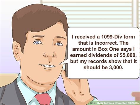 How To File A Corrected 1099‐div 14 Steps With Pictures