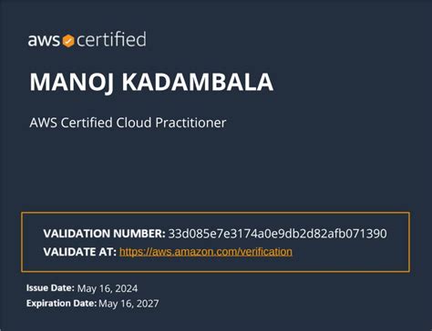 Manoj Kadambala On Linkedin Aws Cloudpractitioner Certification Professionaldevelopment