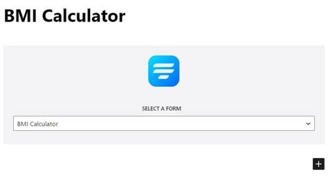 Create A Wordpress Bmi Calculator For Health Focused Website Fluent Forms