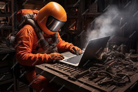 Astronaut Performing Experiments In A Zero Gravity Environment Premium Ai Generated Image