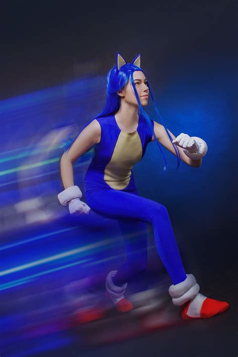 Sonic The Hedgehog Cosplay Costume Sonic Video Game Cosplay Etsy