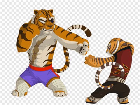 Tai Lung And Tigress Kung Fu Panda