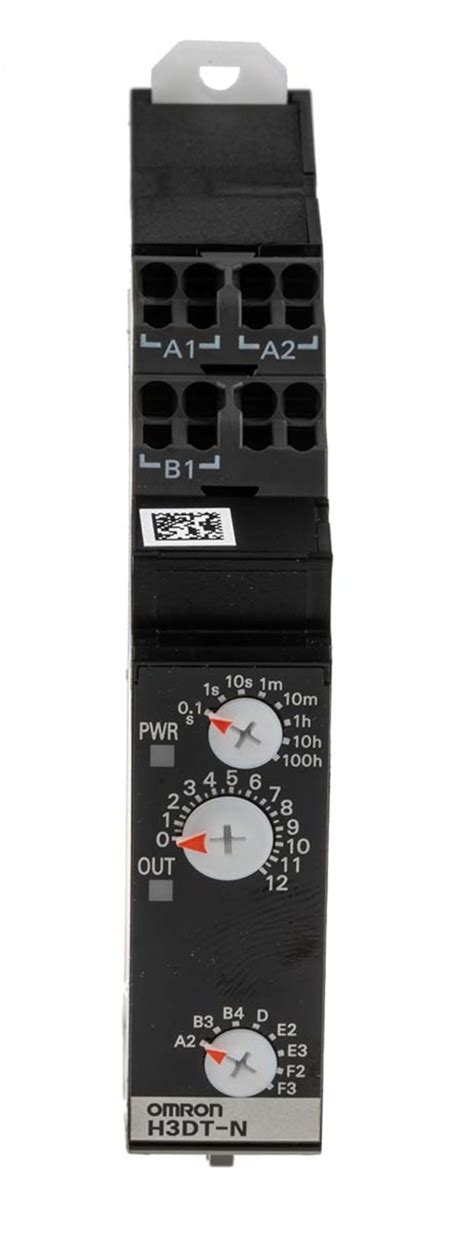 H3dt N1 Omron Omron Din Rail Multi Function Timer Relay 24 → 240v Ac