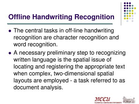 Ppt Handwriting Recognition Powerpoint Presentation Free Download