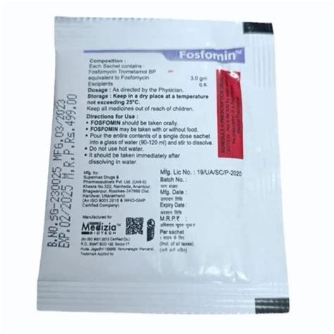 Fosfomycin Trometamol Powder At Rs 499 Pack Monurol In Patiala Id 2851616432597