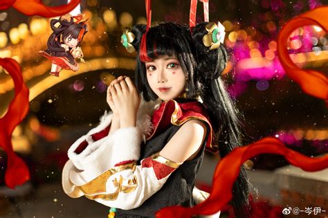 格温 剪纸仙灵 Cos正片 岑伊 次元小镇