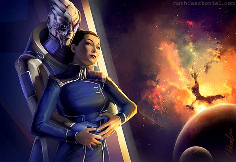 Mass Effect Garrus Fshepard By Mathiaarkoniel On Deviantart