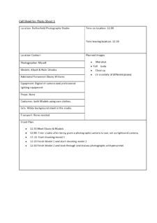Free Printable Call Sheet Template Word