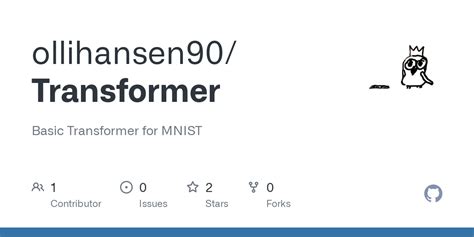GitHub Ollihansen Transformer Basic Transformer For MNIST