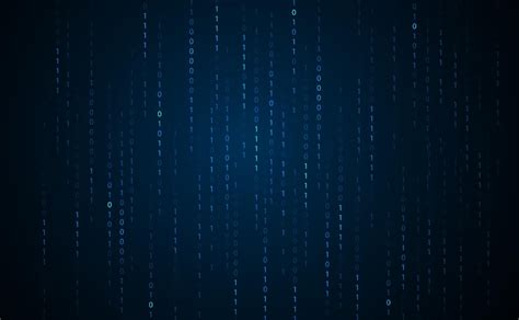 Premium Vector Abstract Binary Number System Concept Network Internet