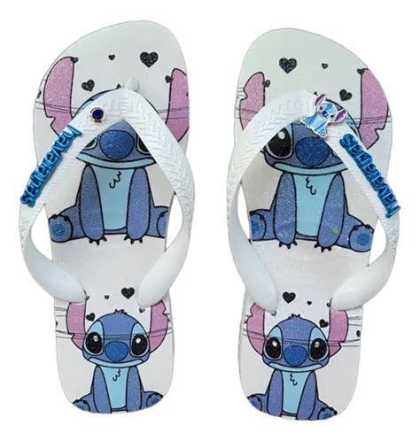 Sandália Havaianas Lilo Stitch Personalizada Frete Grátis