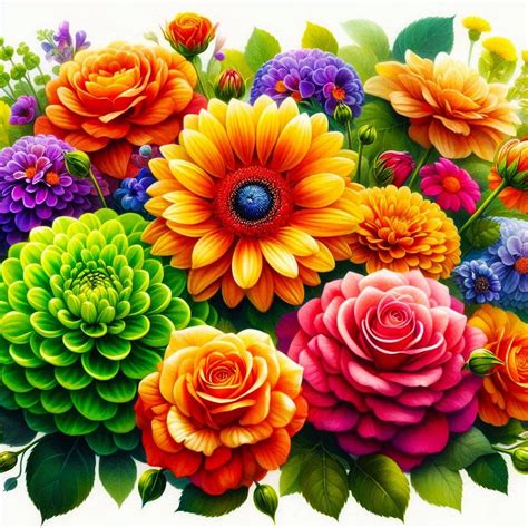 Jigsaw Puzzle 64 Pieces Look At That More Flowers Jigidi