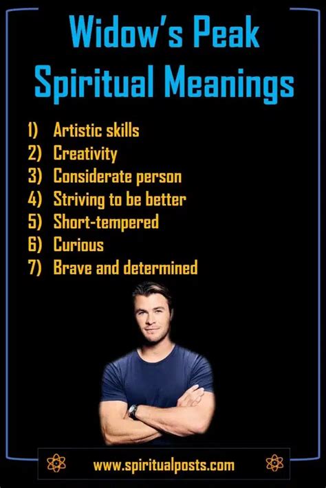 9 Spiritual Meanings Of Widow S Peak Symbolism Myths Spiritual Posts