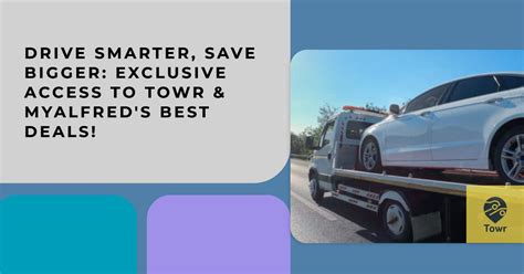 Exclusive Access To Towr And Myalfreds Best Deals