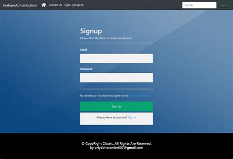 GitHub Priya Bharambe Authentication Using Firebase Develop Simple UI Using HTML CSS